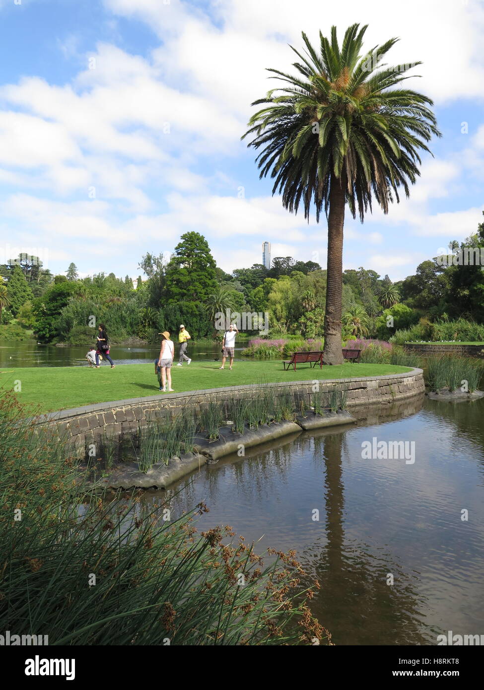 Royal Botanical Gardens in Melbourne, Australia Stock Photo - Alamy