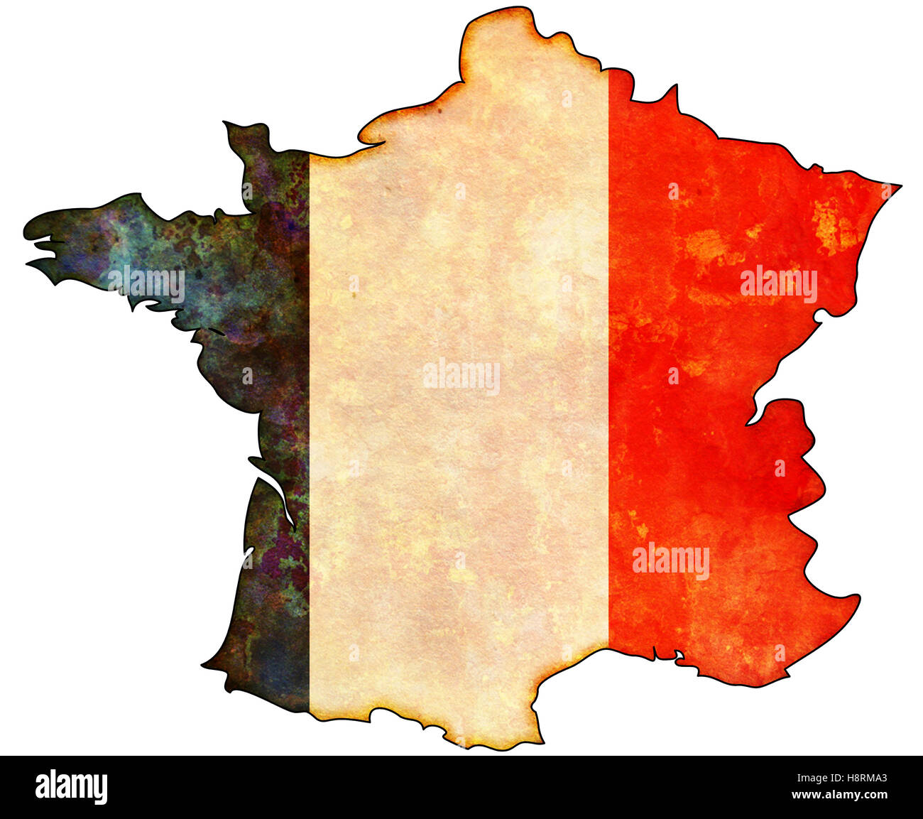 Old map of the france hi-res stock photography and images - Alamy
