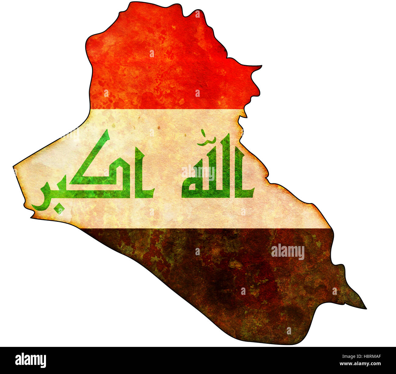 Vintage map iraq on hi-res stock photography and images - Alamy