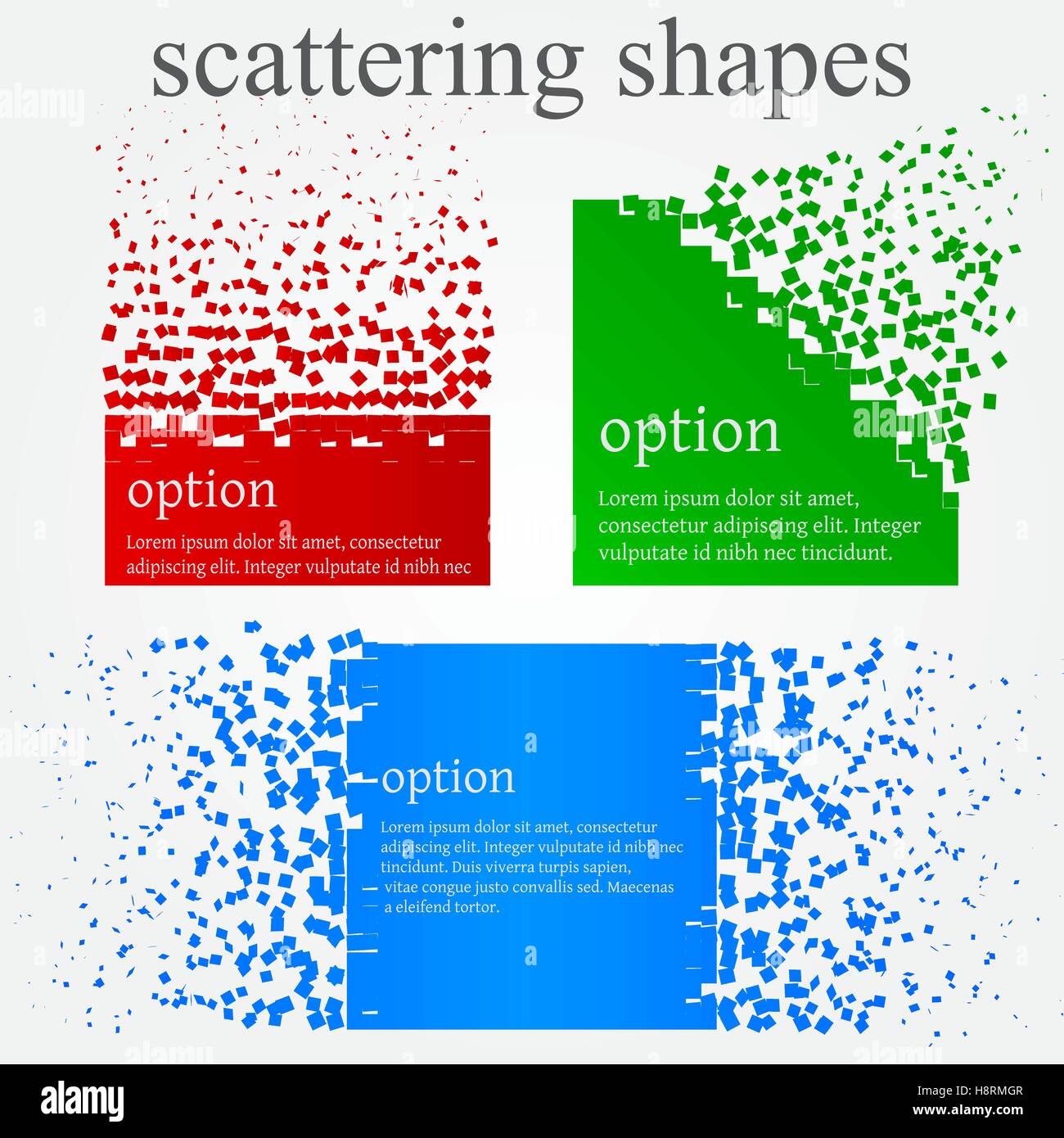 Random scattering Stock Vector Images - Alamy