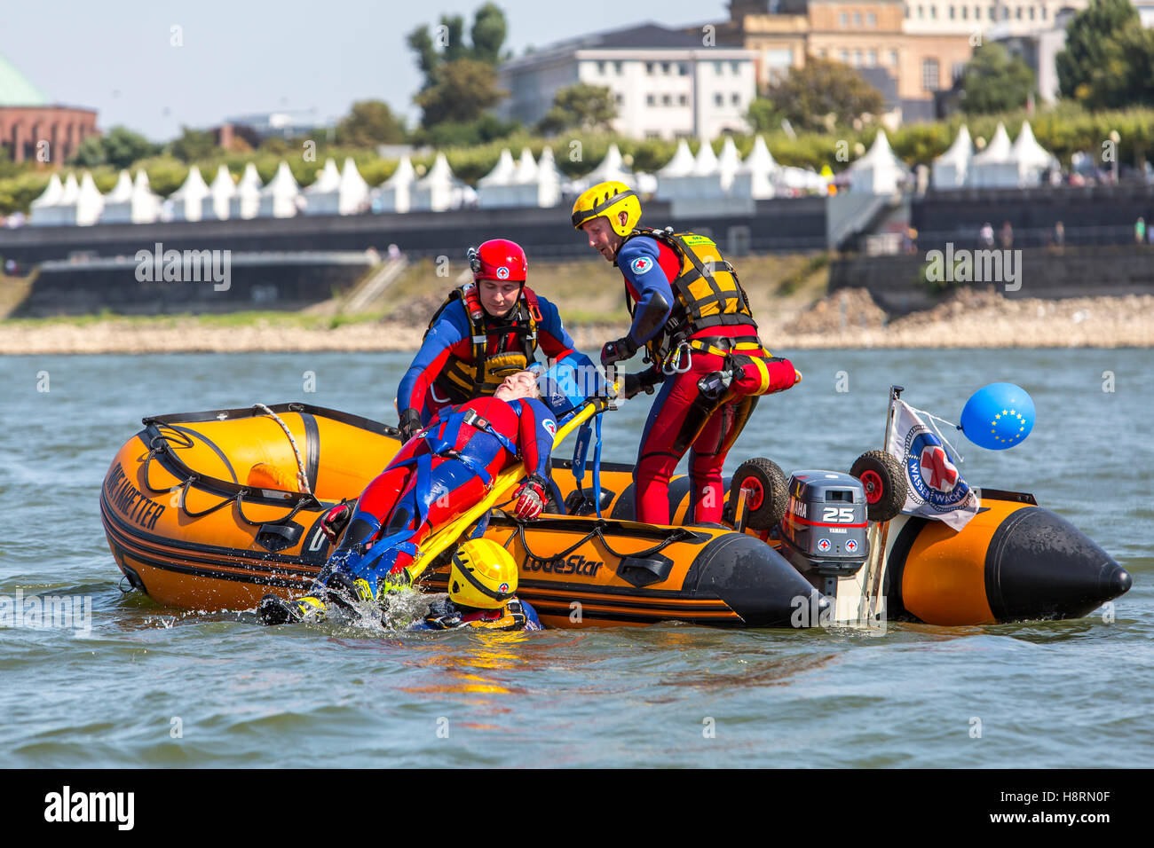 Water rescue boat hi-res stock photography and images - Alamy