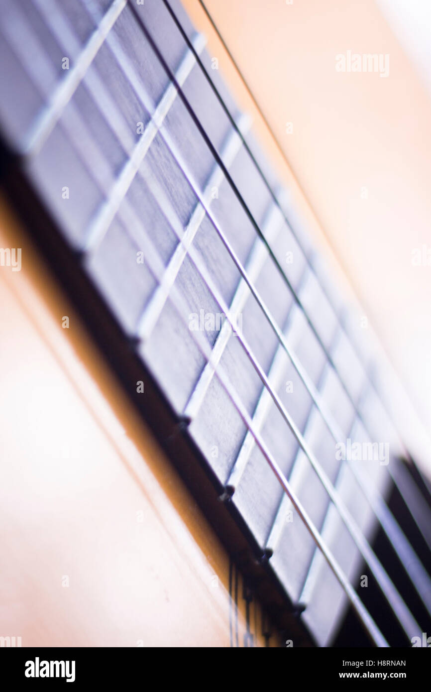 Spanish traditional flamenco wooden acoustic guitar strings and ...