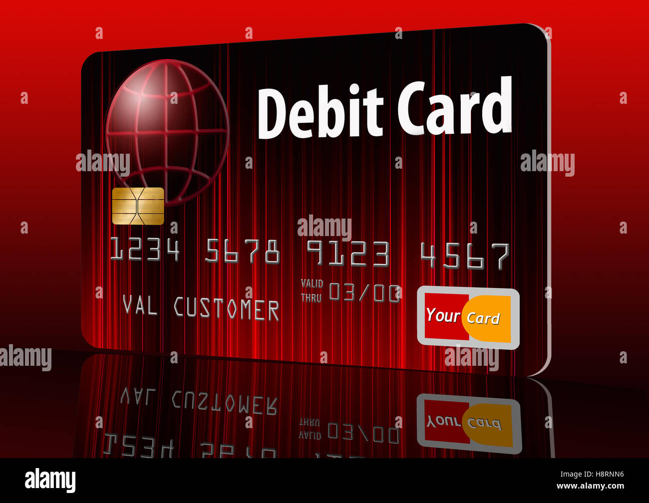 Generic version bank debit card hi-res stock photography and images - Alamy