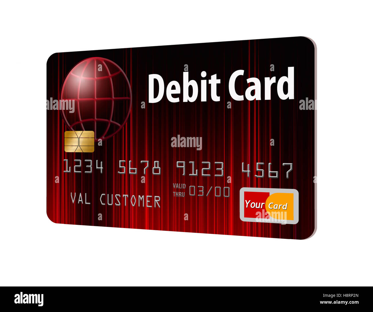 Visa debit card on white hi-res stock photography and images - Alamy