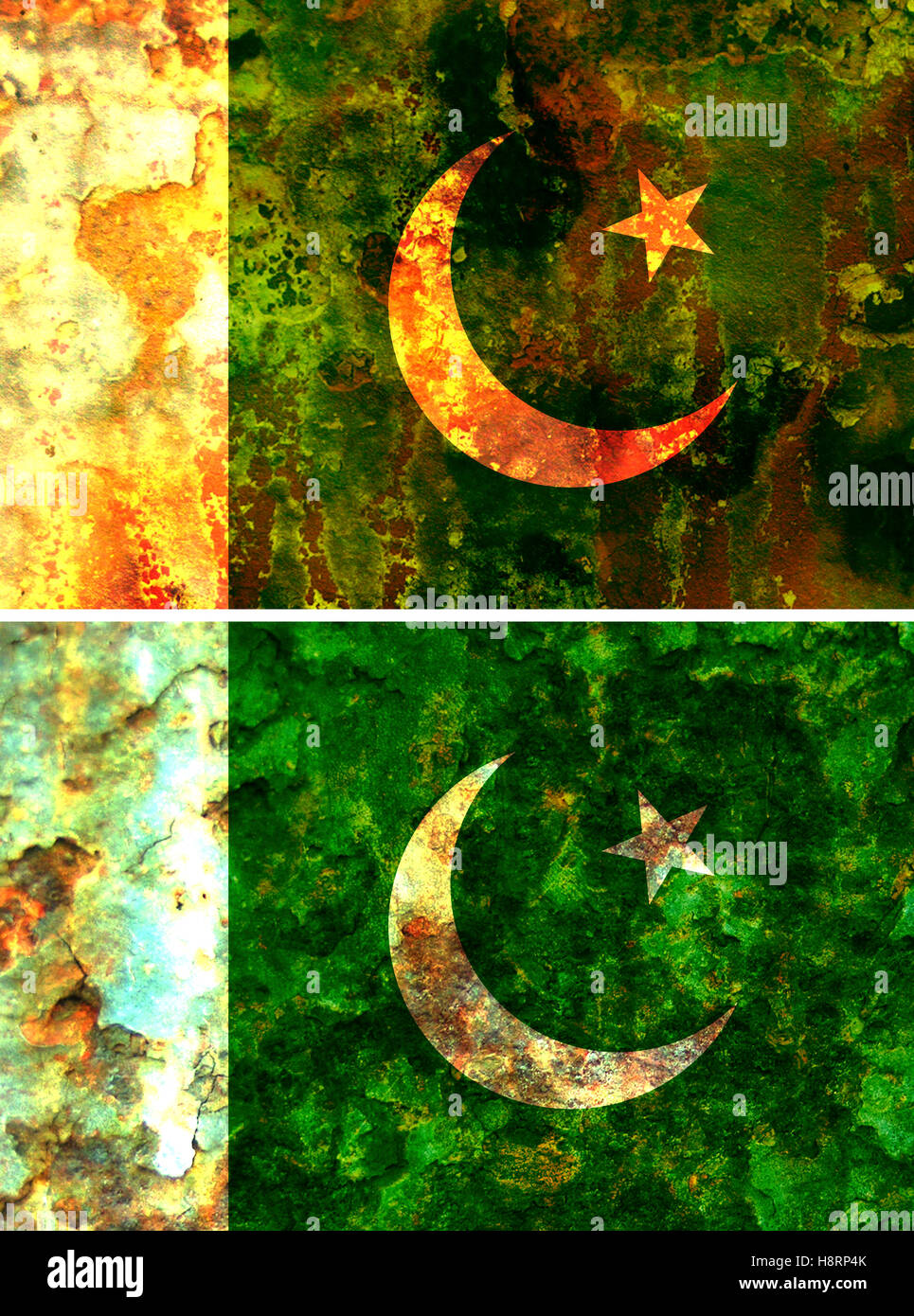 Old pakistan flag hi-res stock photography and images - Alamy