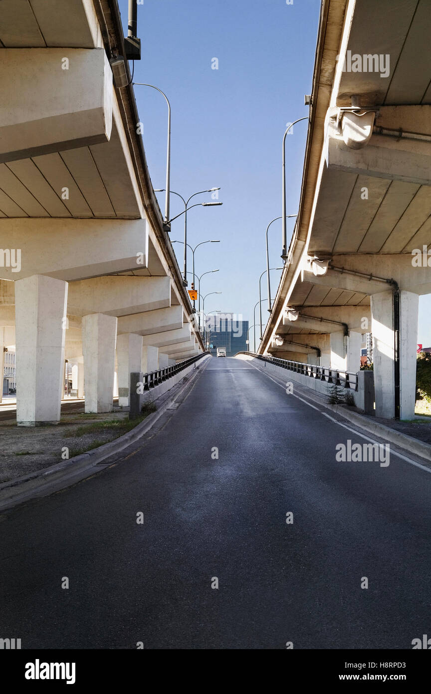 On ramp to the Gardiner Expressway Toronto Ontario Stock Photo - Alamy