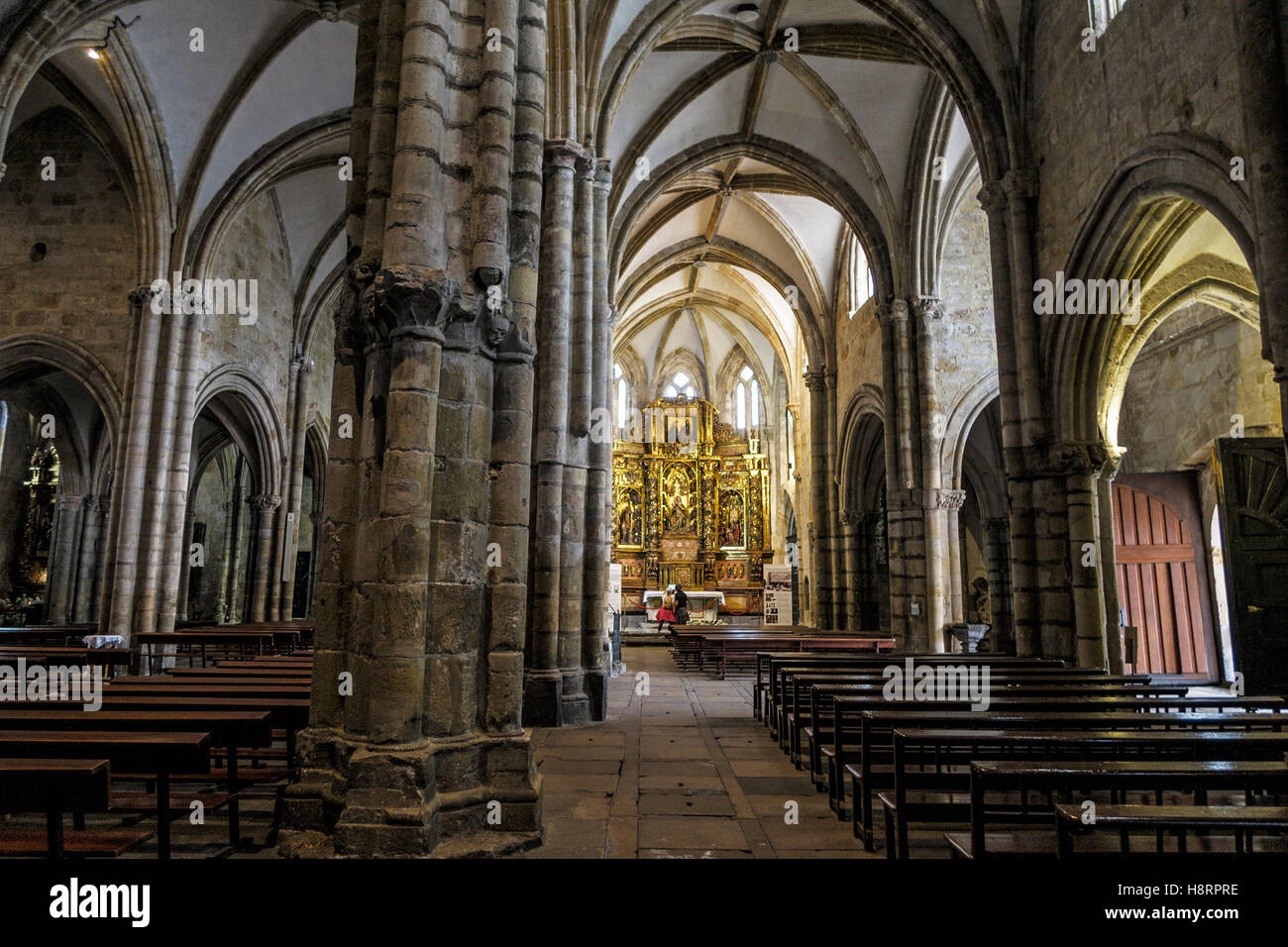 Iglesia De Santa María church in Laredo, Cantabria, Spain, Europe Stock ...