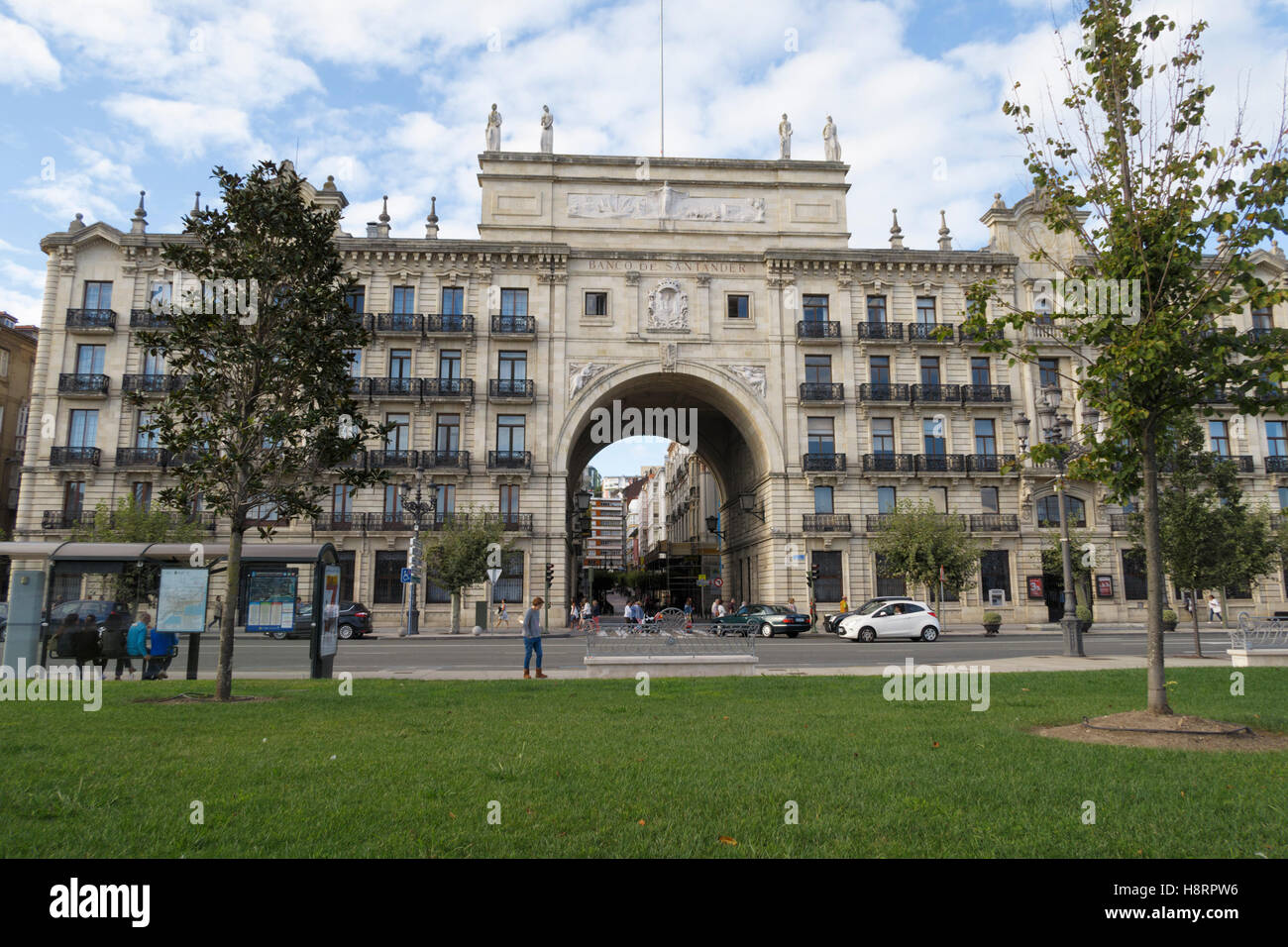 Santander bank headquarters in Santander, Cantabria, Spain, Europe ...