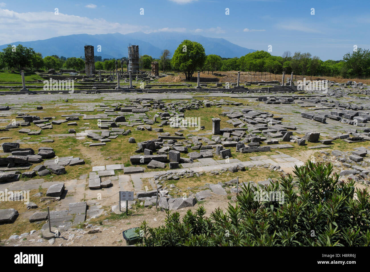 Ruins of the ancient city of Philippi, Greece, Europe Stock Photo - Alamy