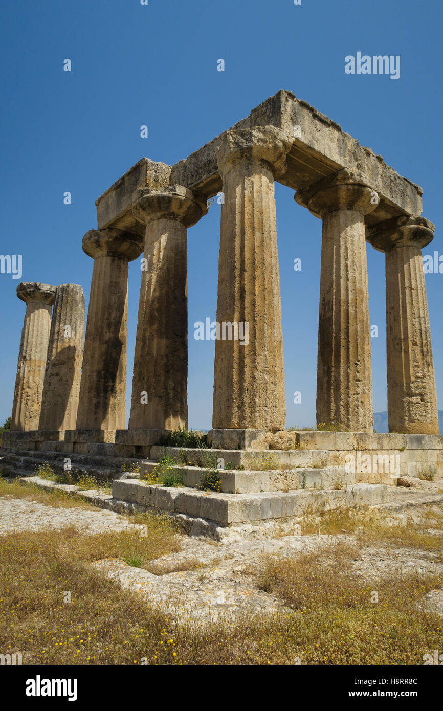 Corinth temple hi-res stock photography and images - Alamy