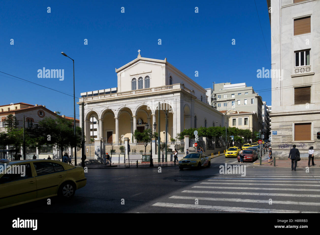 Cathedral basilica of st dionysius the areopagite hi-res stock ...
