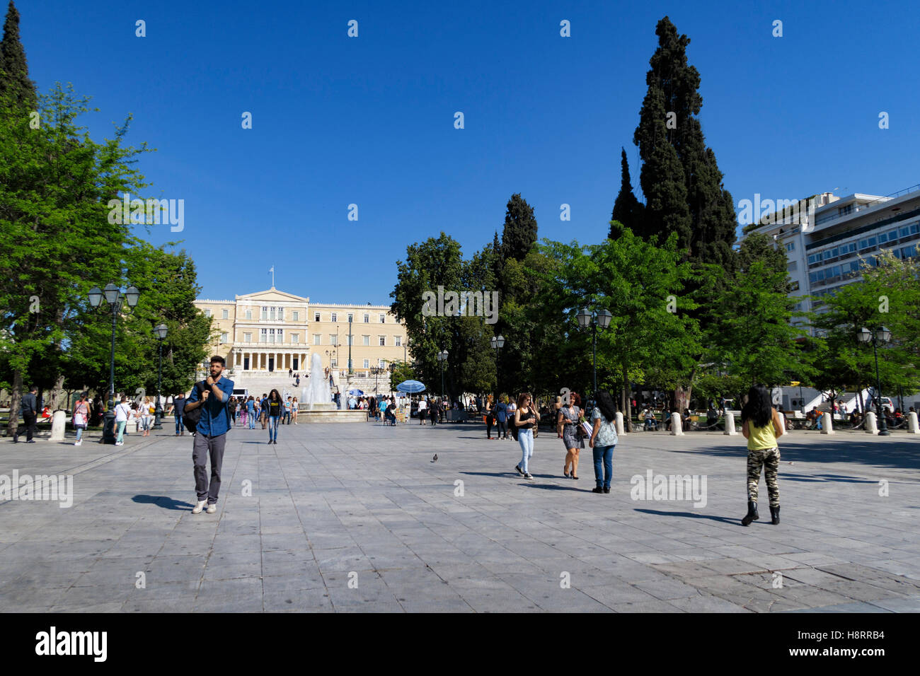 Syntagma square in Athens, Greece Stock Photo - Alamy