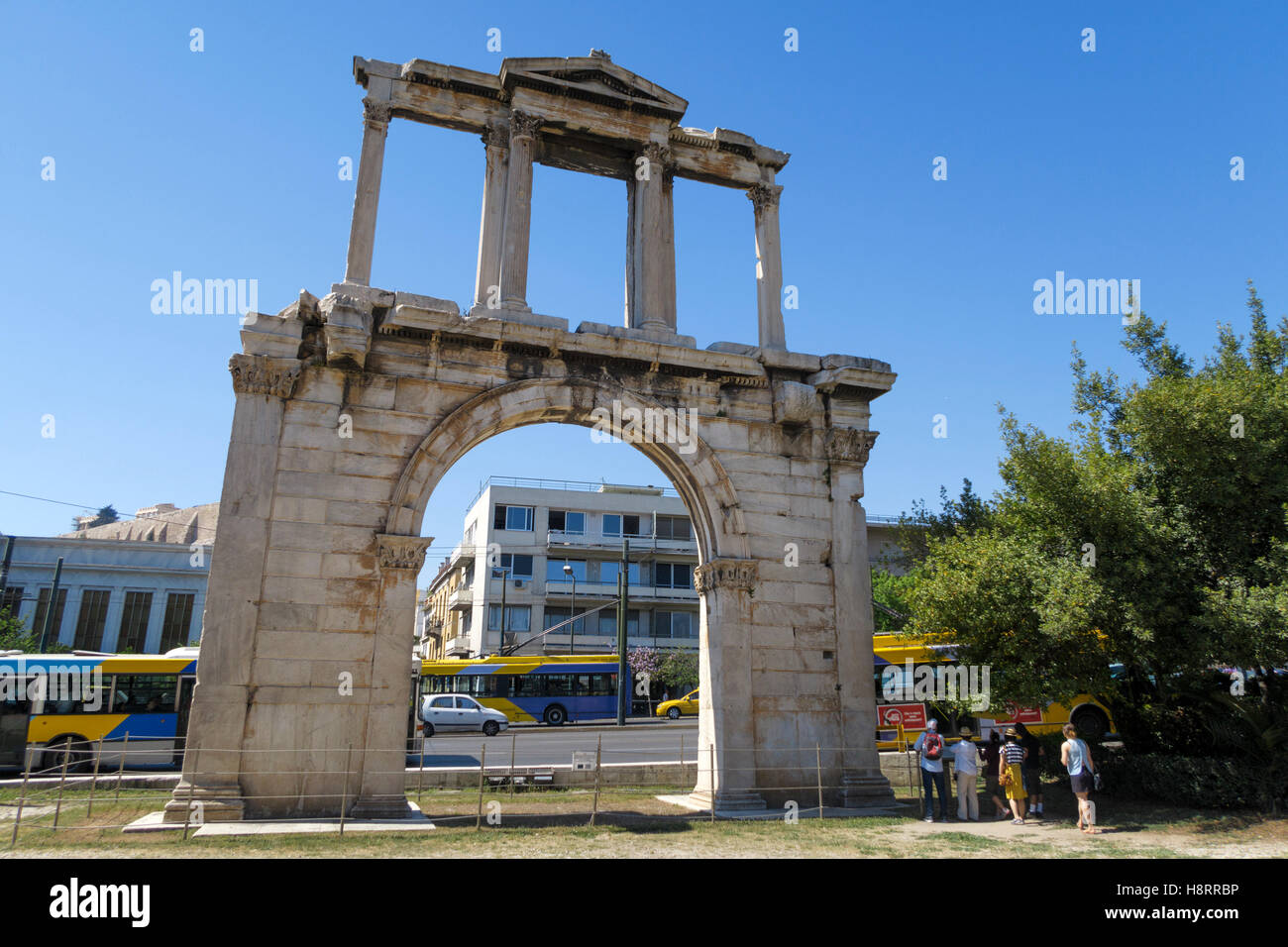 Hadrians arch hi-res stock photography and images - Alamy