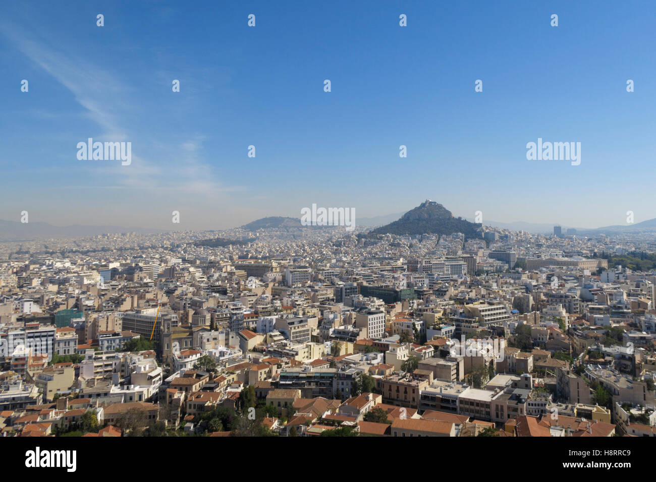 Athens skyline hi-res stock photography and images - Alamy