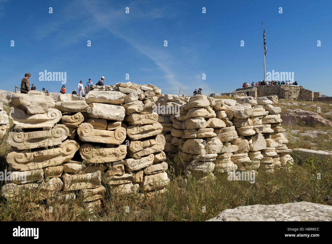 Tourist visiting athens hi-res stock photography and images - Alamy