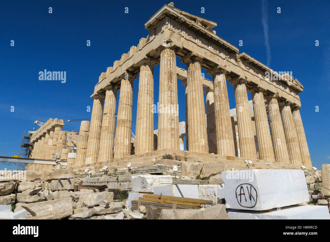 Parthenon at the Acropolis of Athens, Greece Stock Photo - Alamy