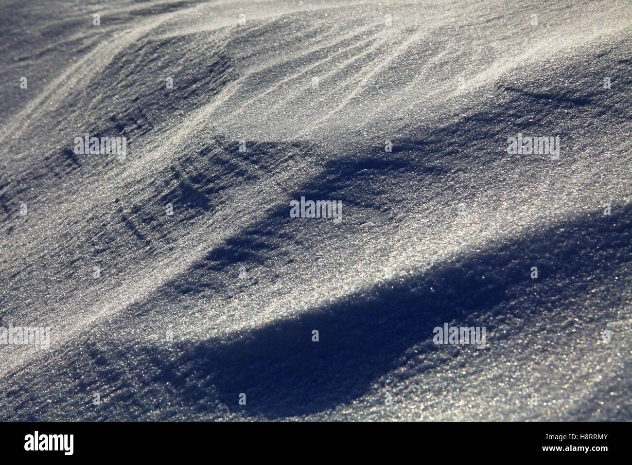 background of winter snow, shiny snowflake Stock Photo - Alamy