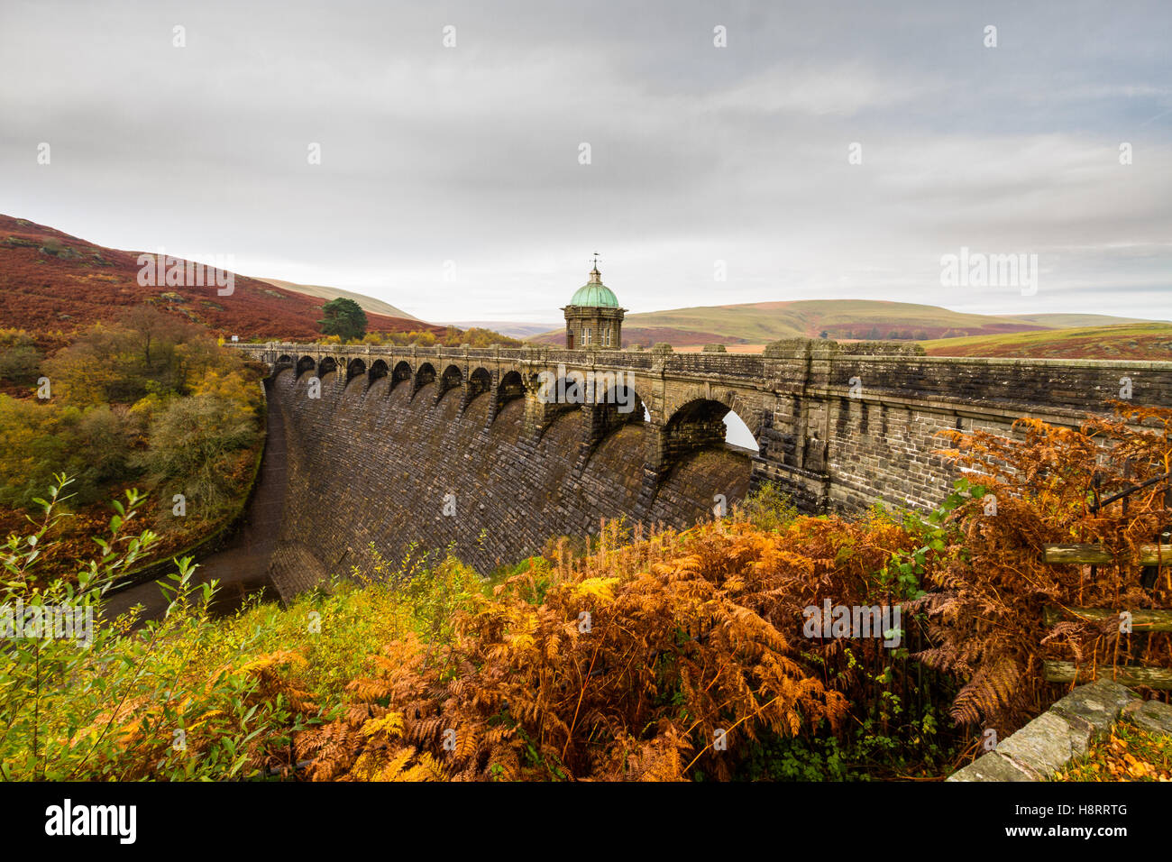 The Craig Goch Reservoir and Dam part of the Elan Valley Reservoirs ...