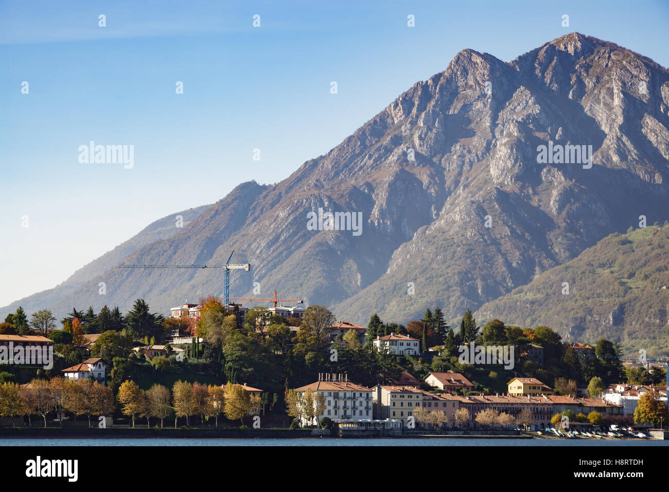 LECCO, ITALY/EUROPE - OCTOBER 29 : View of a Small Community opposite ...