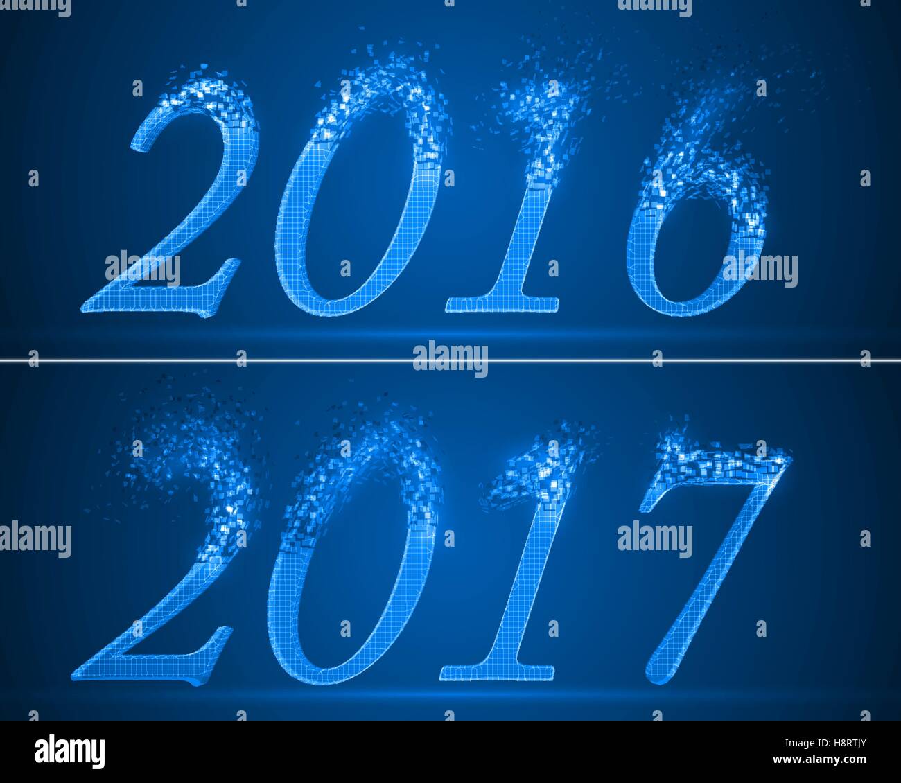 2016 numbers Stock Vector Images - Alamy