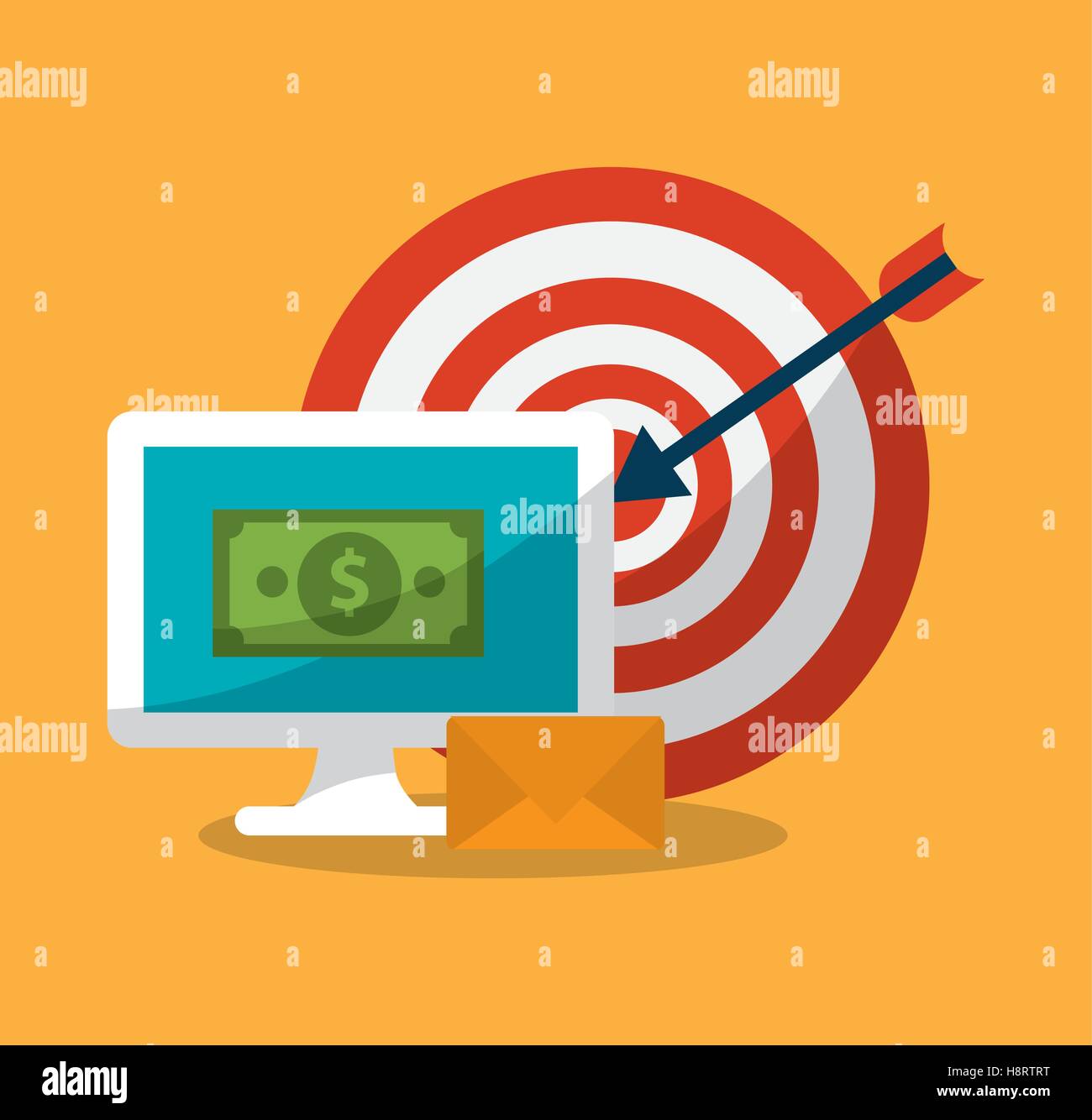 Computer and digital marketing design Stock Vector Image & Art - Alamy