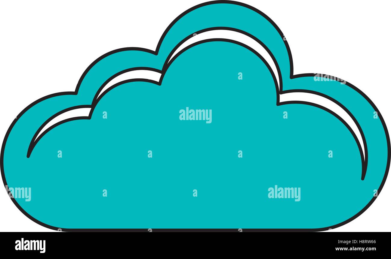 Isolated cloud shape design Stock Vector Image & Art - Alamy