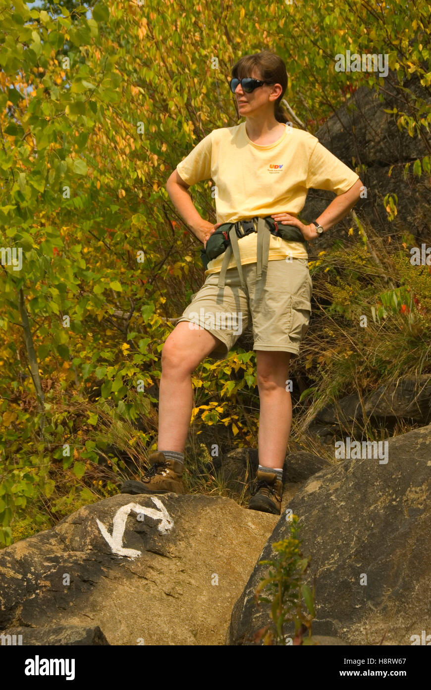 Breakneck Ridge Trail, Hudson Highlands State Park, New York Stock ...