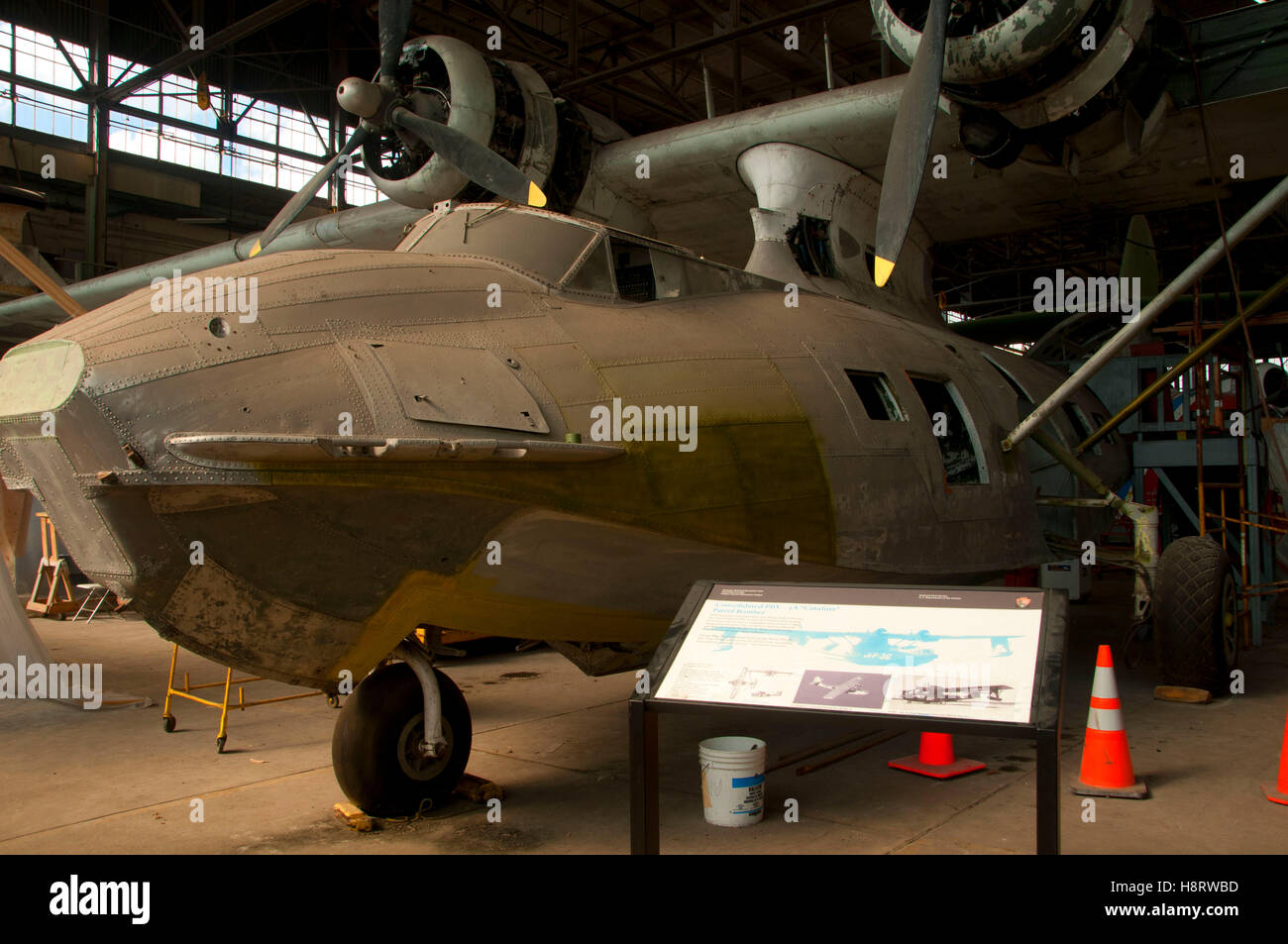 Consolidated PBY-5A Catalina patrol bomber, Floyd Bennett Field ...