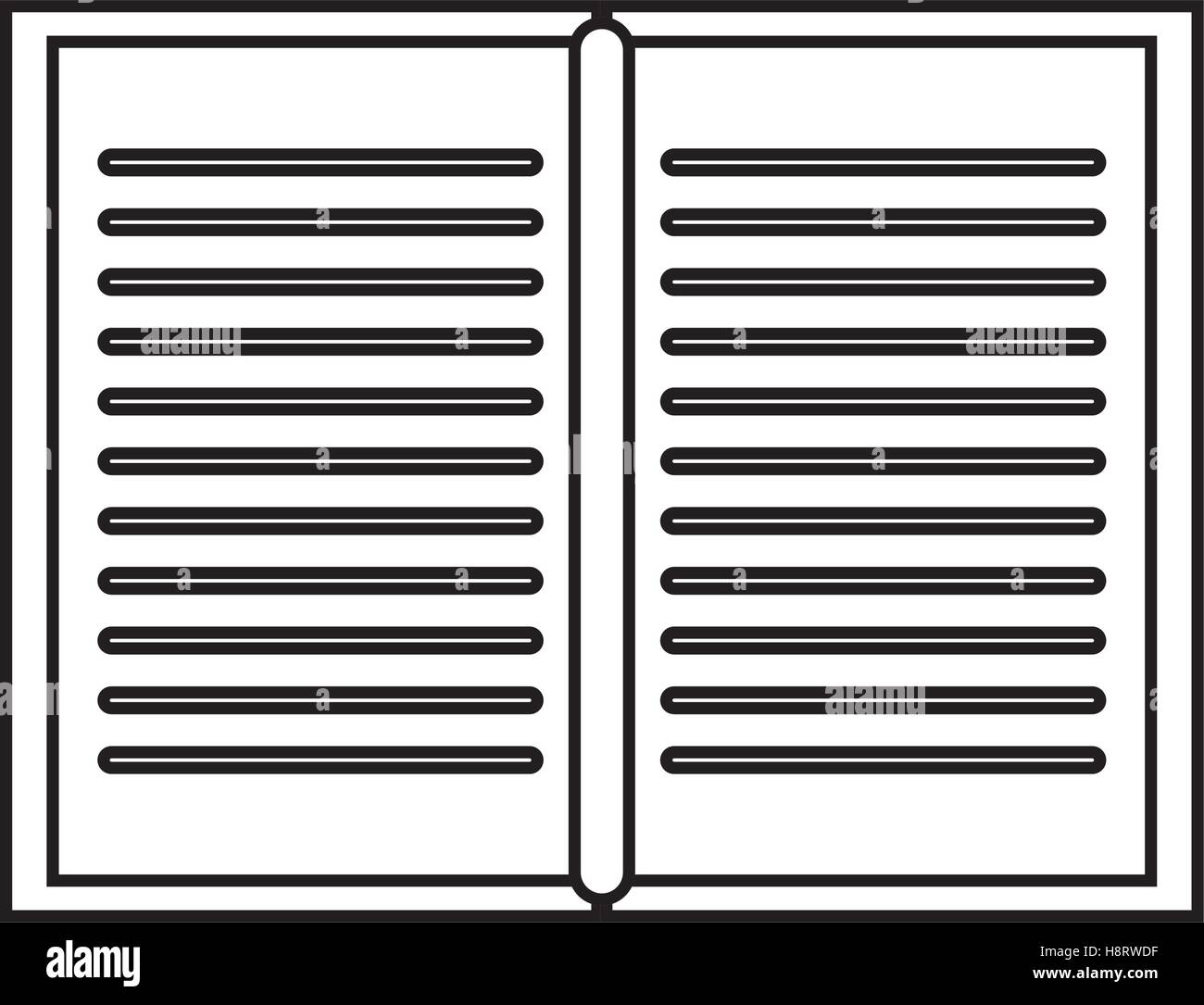Isolated book object design Stock Vector Image & Art - Alamy