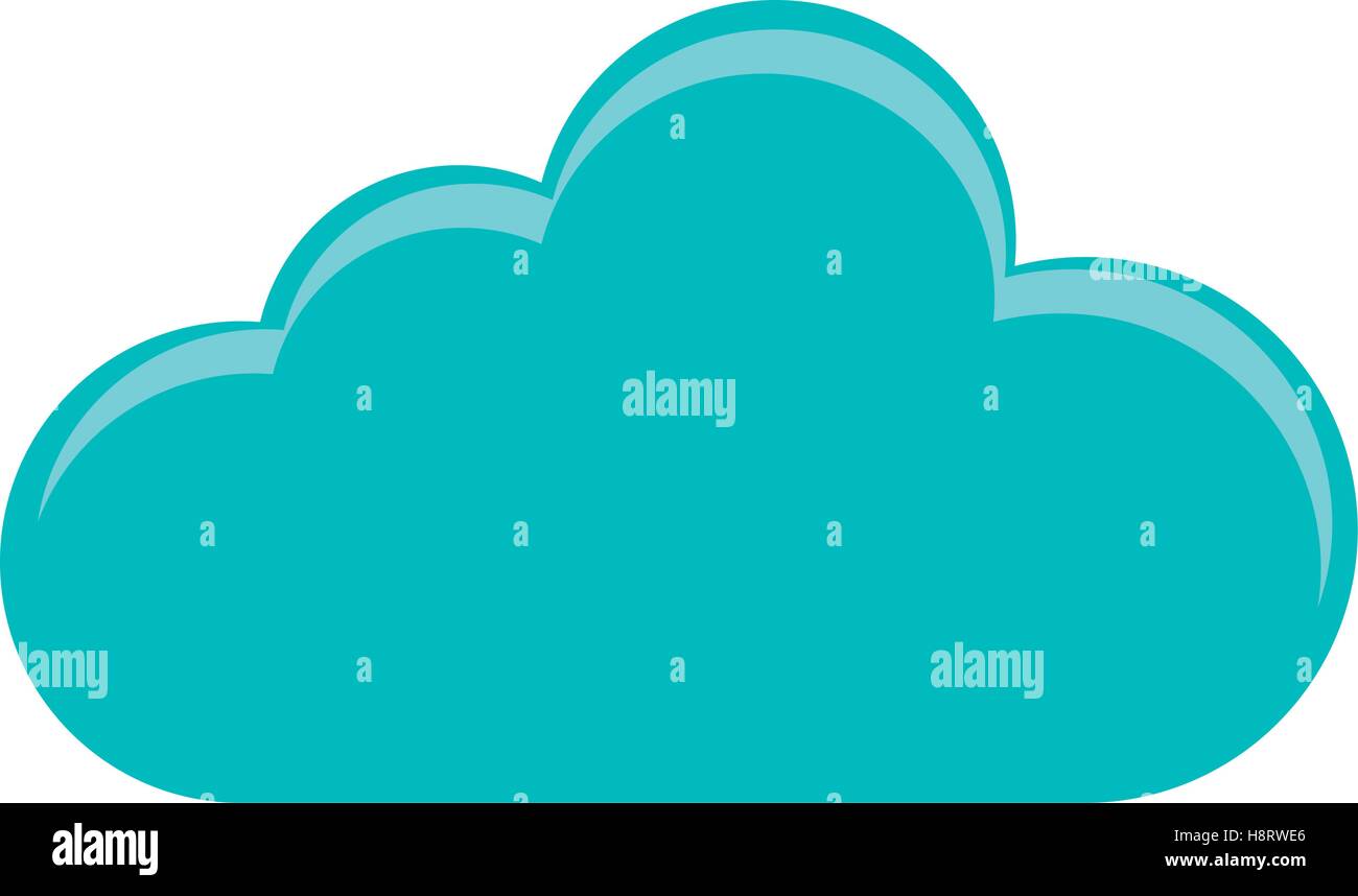 Isolated cloud shape design Stock Vector Image & Art - Alamy