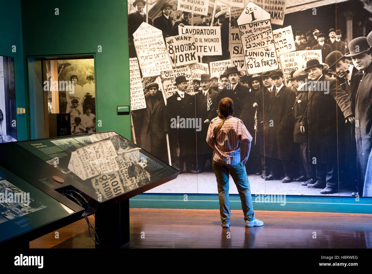 Historic photograph, Ellis Island Immigrant Museum, Statue of Liberty ...