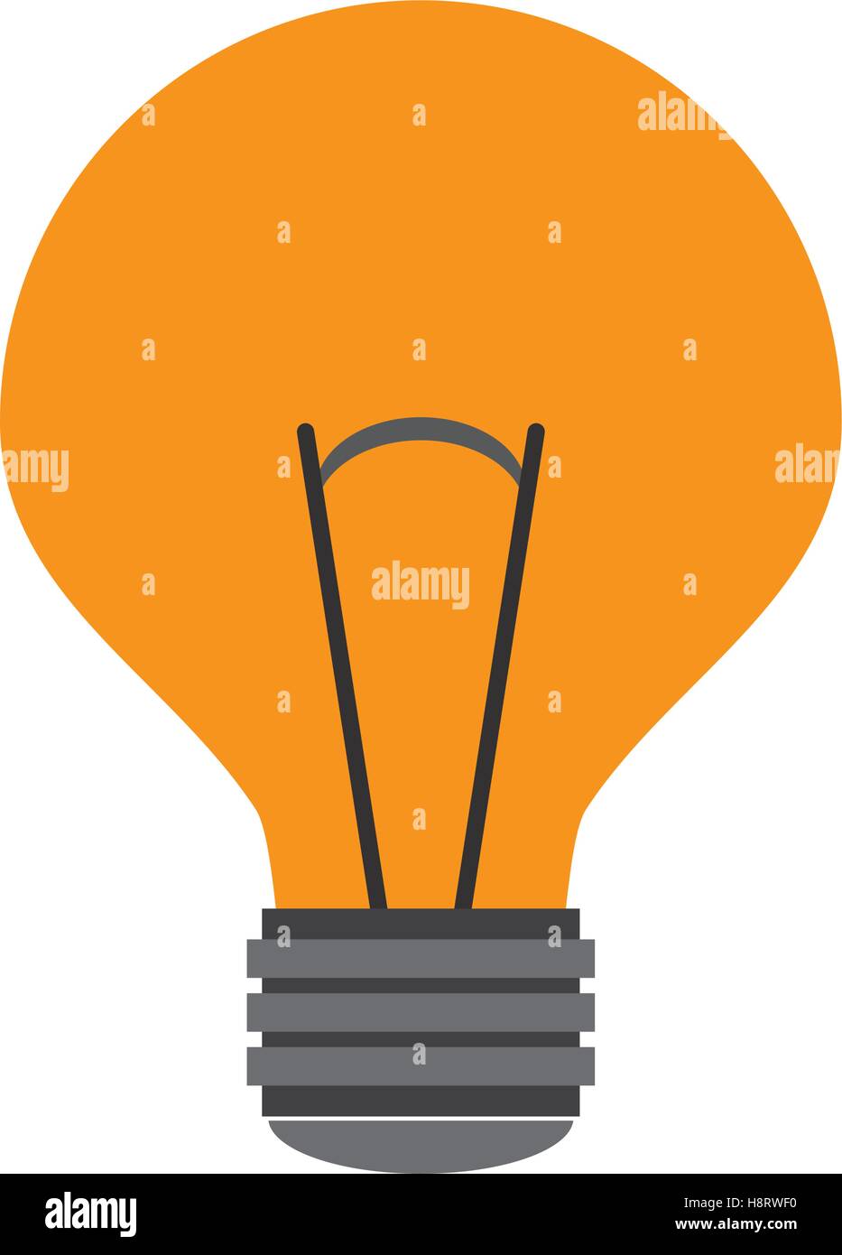Isolated light bulb design Stock Vector Image & Art - Alamy