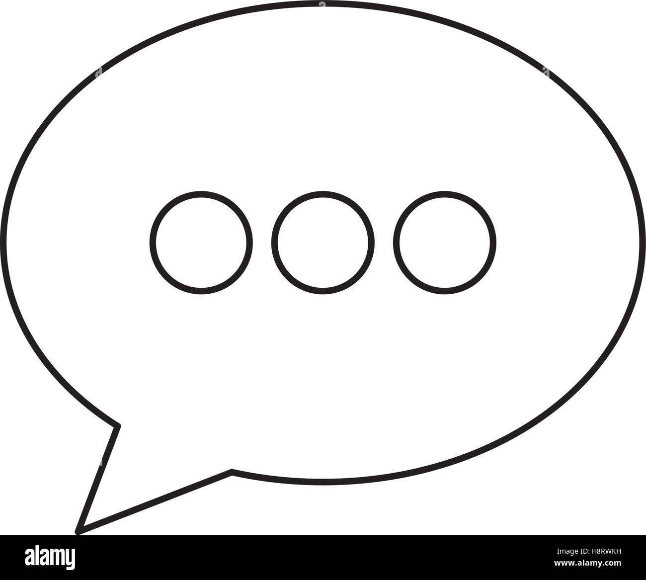 Isolated communication bubble design Stock Vector Image & Art - Alamy