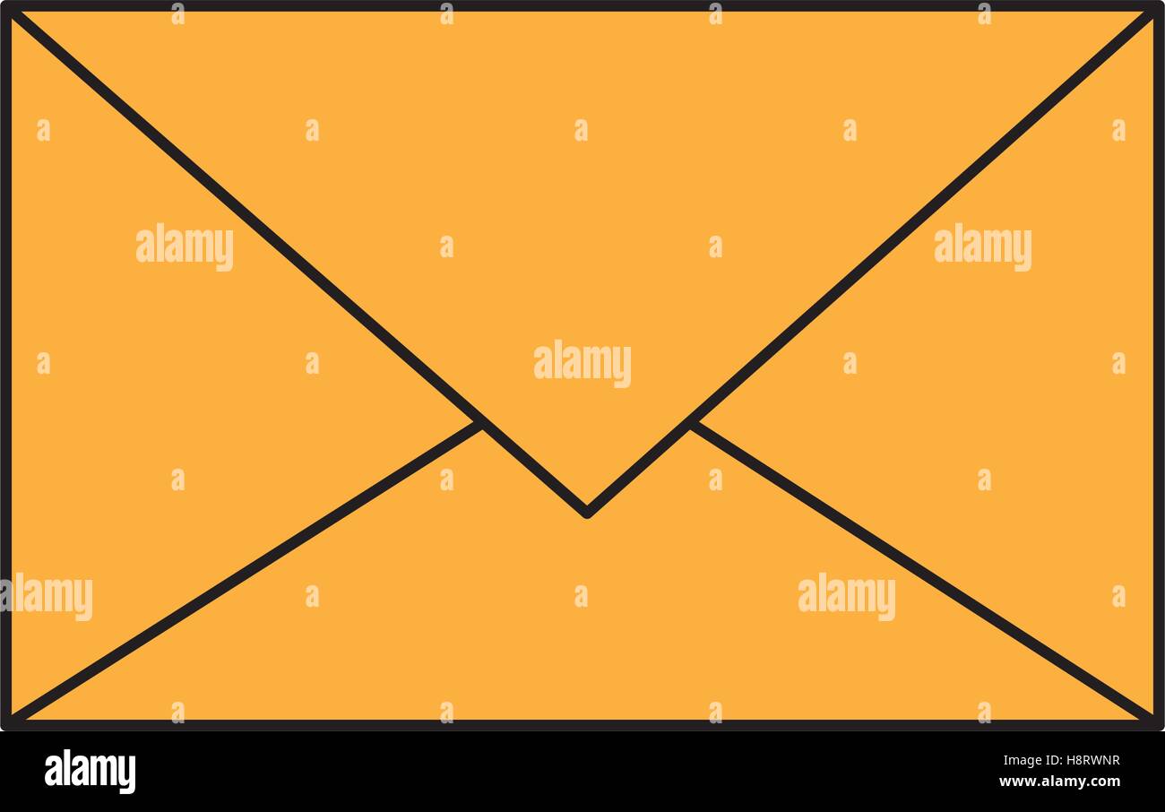 Isolated email envelope design Stock Vector Image & Art - Alamy