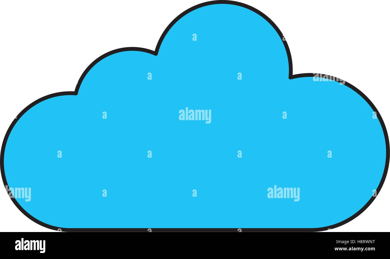 Isolated cloud shape design Stock Vector Image & Art - Alamy