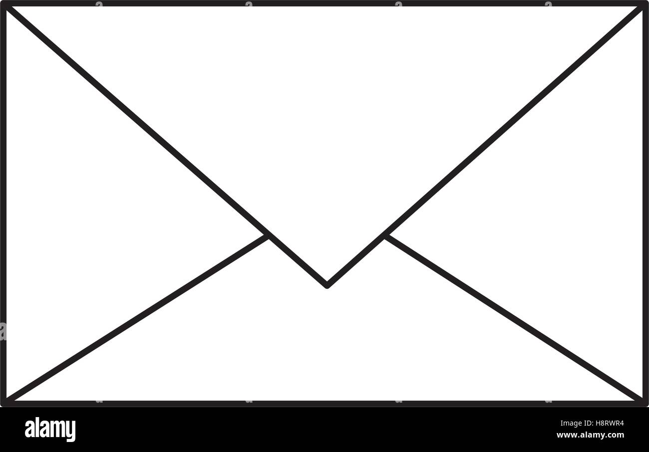 Isolated email envelope design Stock Vector Image & Art - Alamy