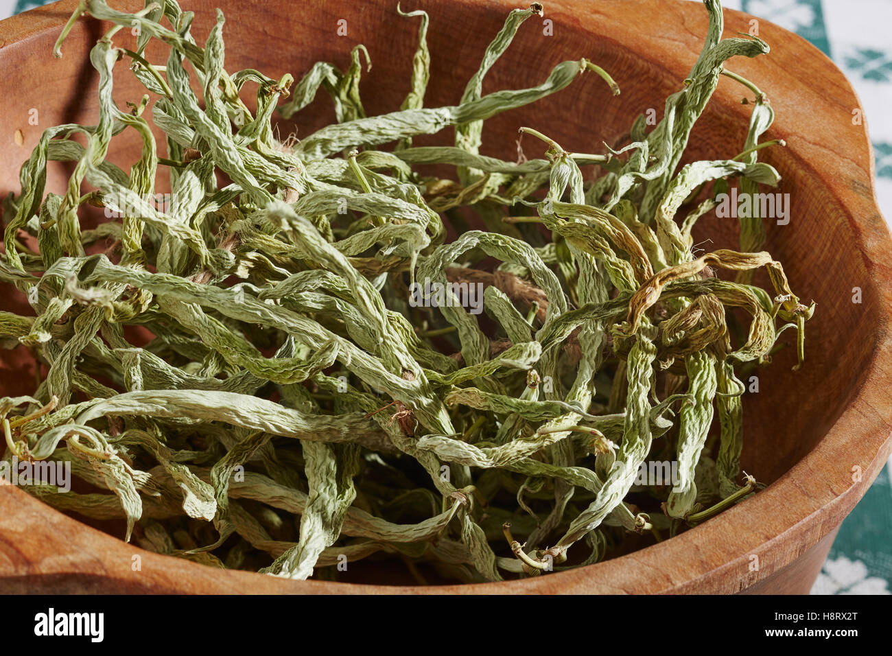Dried Shucky Beans, a specialty of the American region known as ...