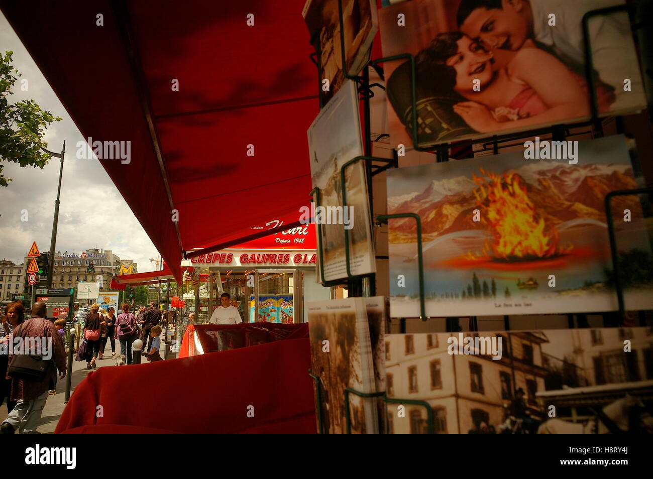 AJAXNETPHOTO. PARIS, FRANCE. - MONTPARNASSE STREETS - POST CARDS FROM ...