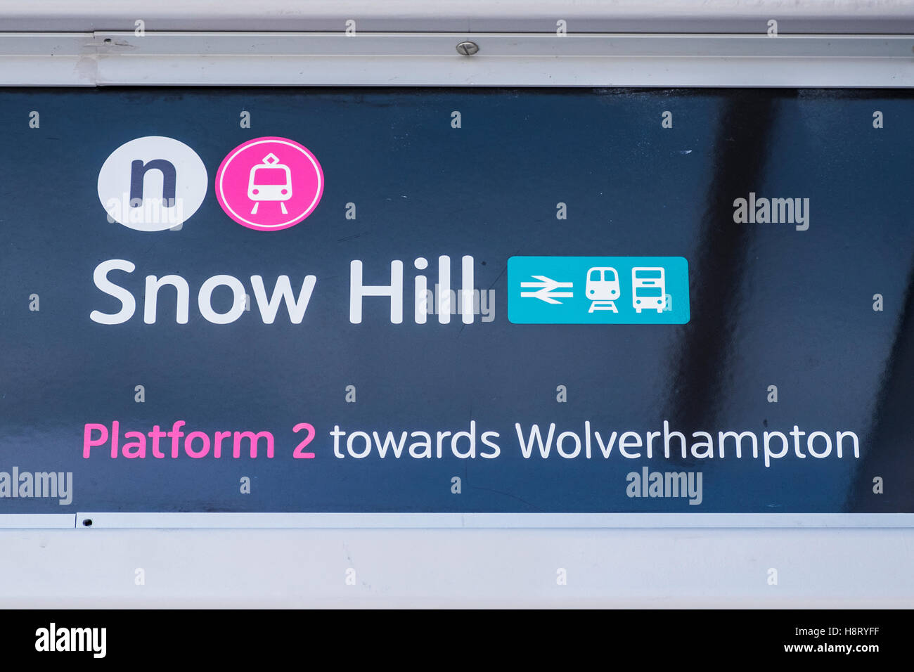 Midland Metro city centre, Birmingham, West Midlands, England, U.K ...