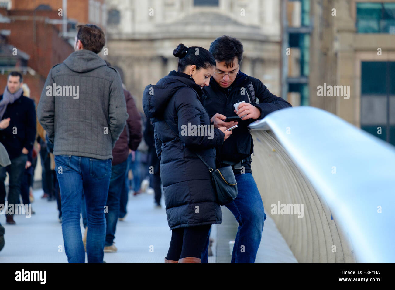 Mobile phone in action Stock Photo - Alamy