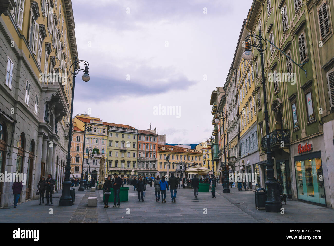 Beautiful architecture, and buildings of Trieste, Italy Stock Photo - Alamy