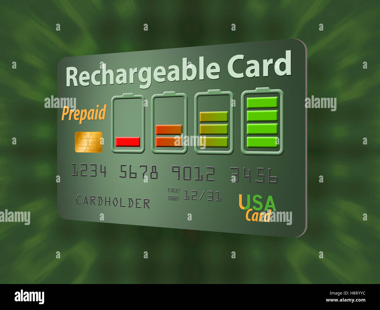 Here is a pre-paid gift card that can be refilled and recharged Stock ...