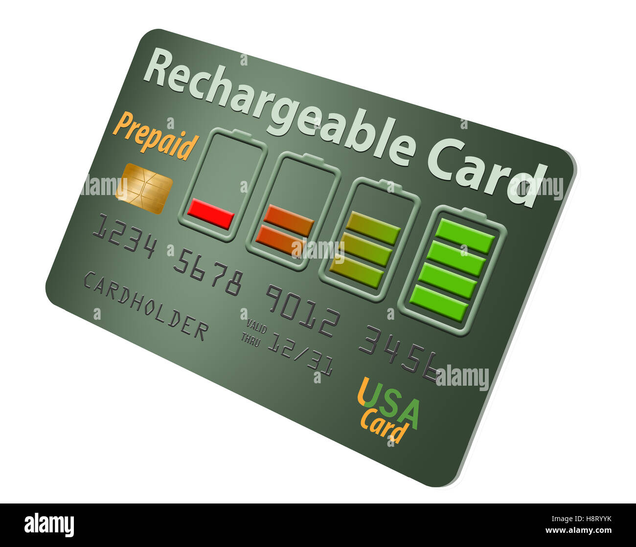 Here is a pre-paid gift card that can be refilled and recharged Stock ...