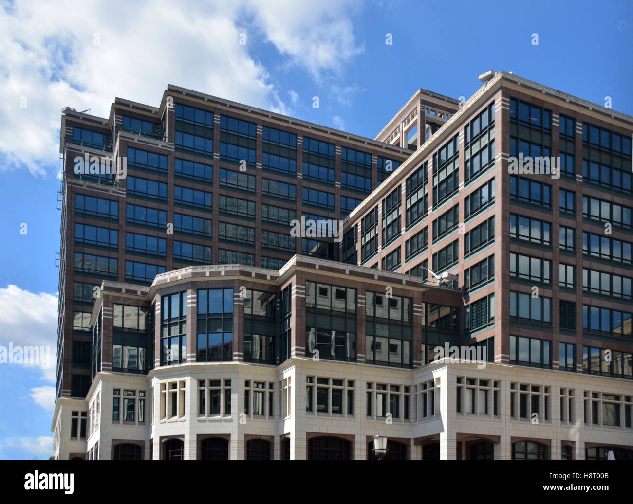 City Office Building with reflective windows in the Docklands Area with ...