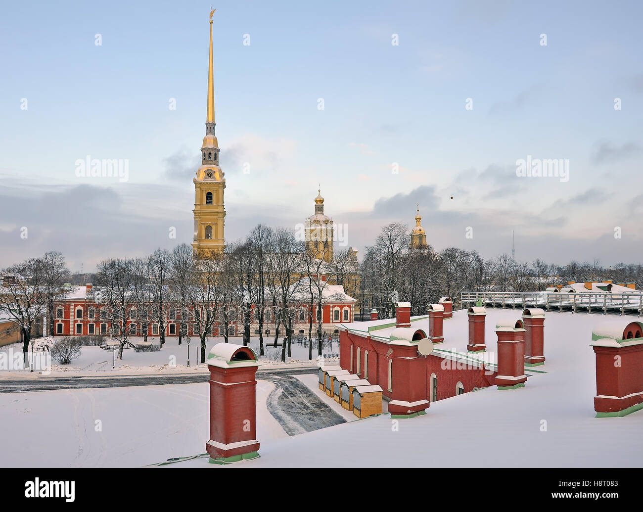 Peter and Paul fortress on hare island in St. Petersburg Stock Photo - Alamy