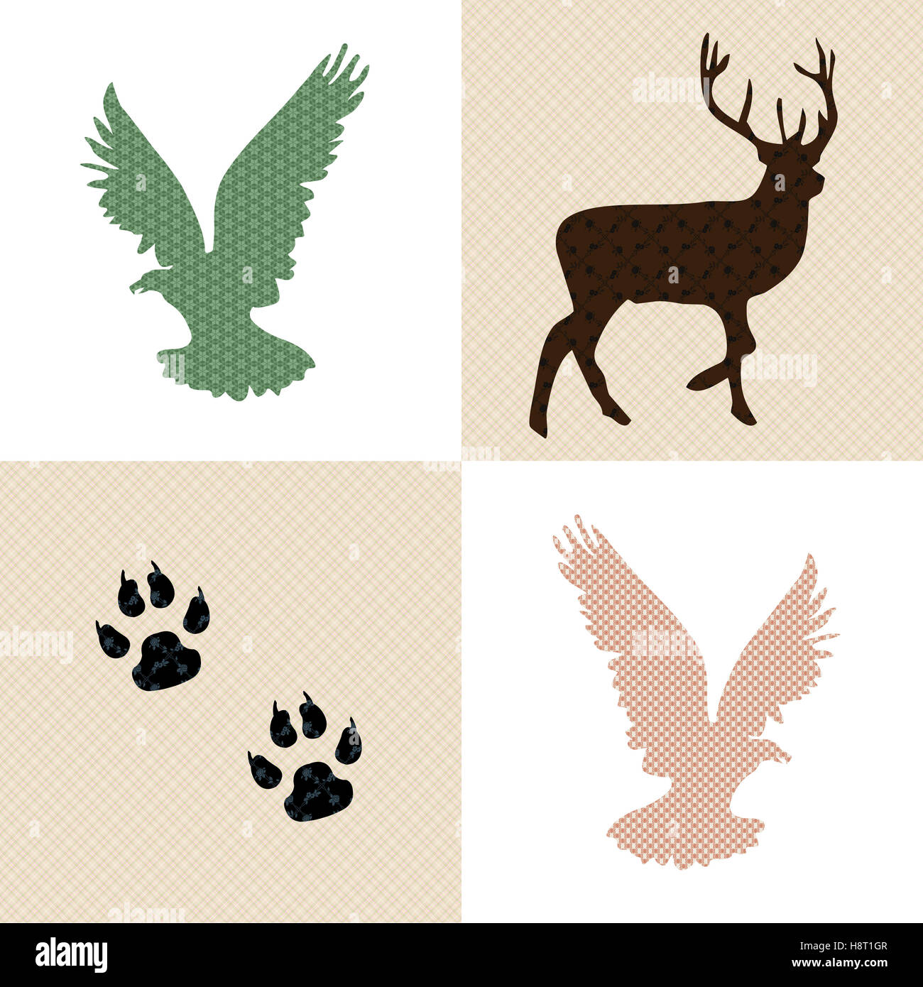 Repeating pattern animal hi-res stock photography and images - Alamy