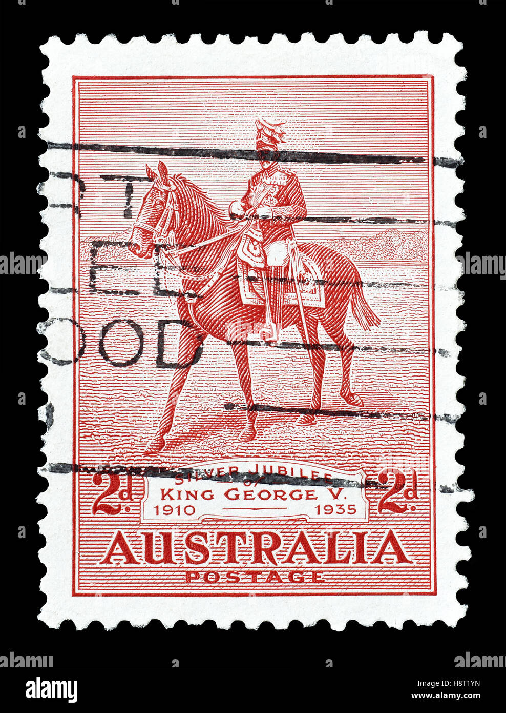 King george postage stamp australia hi-res stock photography and images ...