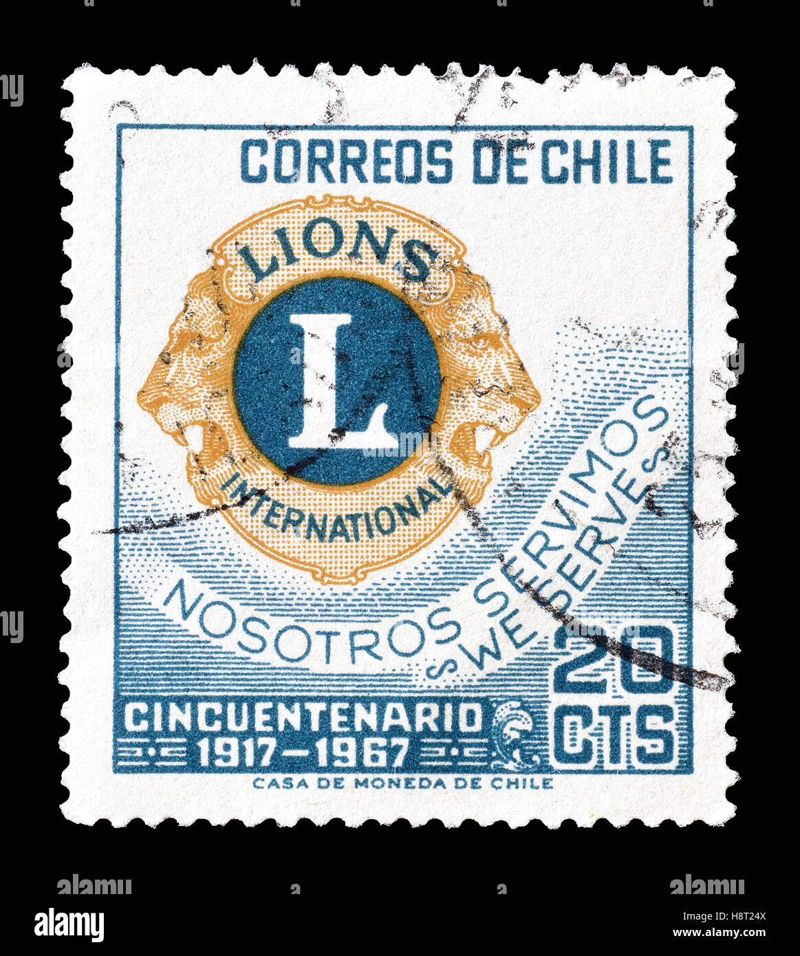 Chile stamp 1967 Stock Photo - Alamy