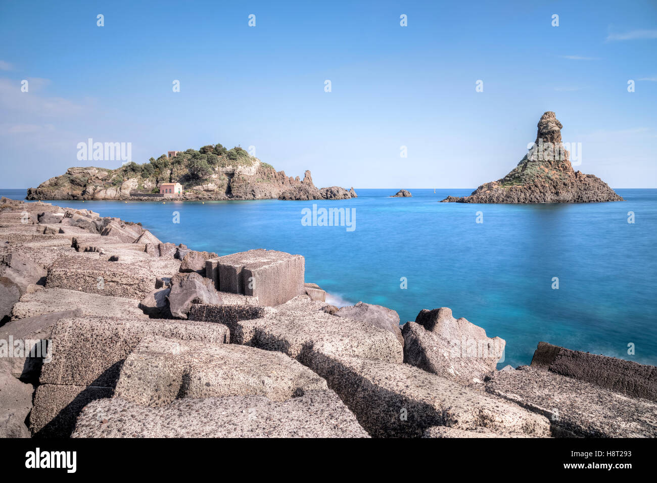 Aci Trezza, Riviera dei Ciclopi, Catania, Sicily, Italy Stock Photo - Alamy