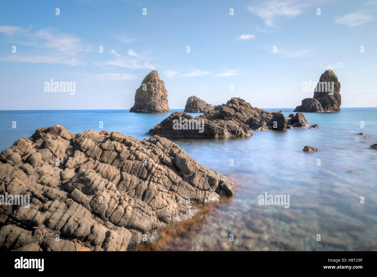 Aci Trezza, Riviera dei Ciclopi, Catania, Sicily, Italy Stock Photo - Alamy